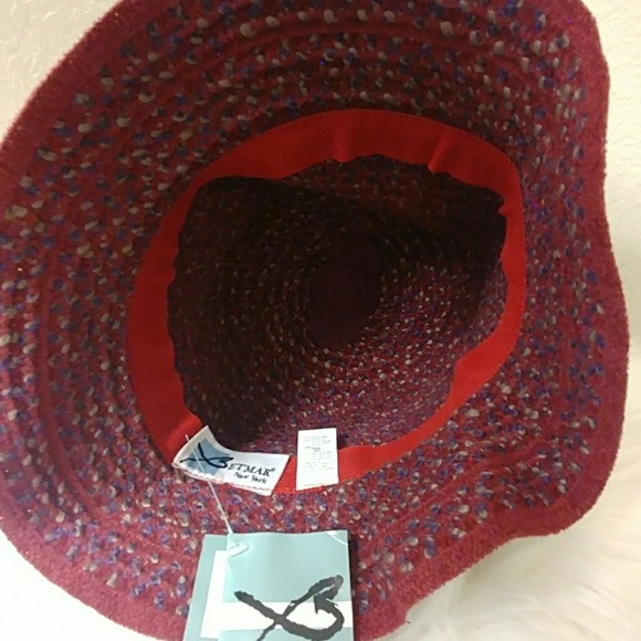 betmar | Accessories | Betmar Red Tweed Bucket Hat | Poshmark